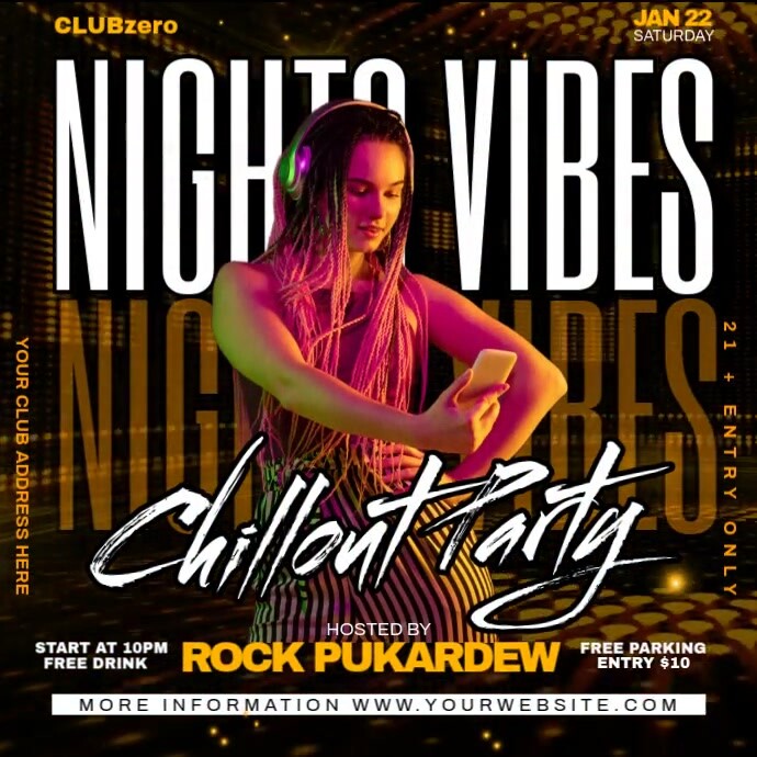 Modèle ladies night party graphics | PosterMyWall