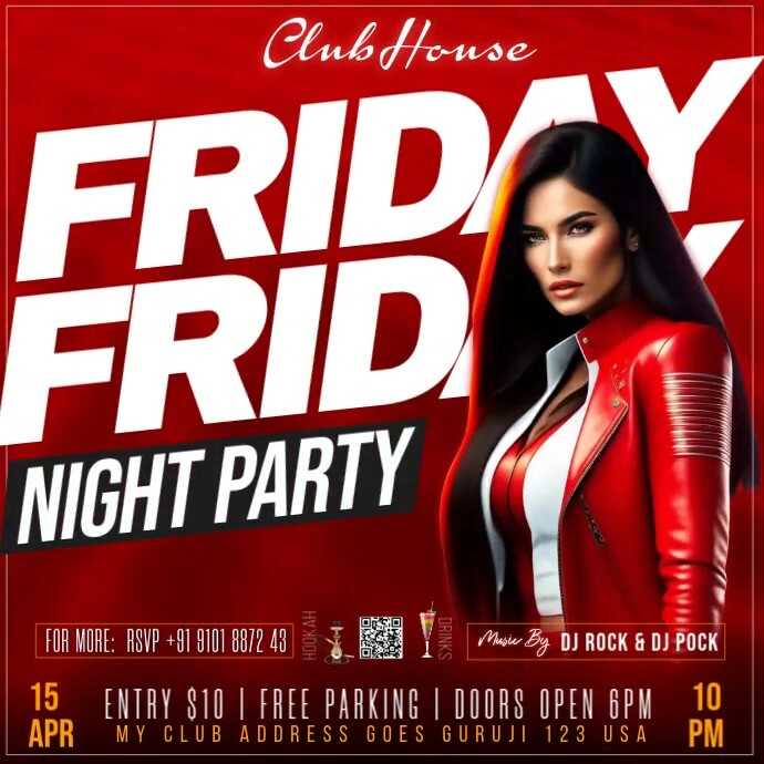 ladies night party graphics Template | PosterMyWall