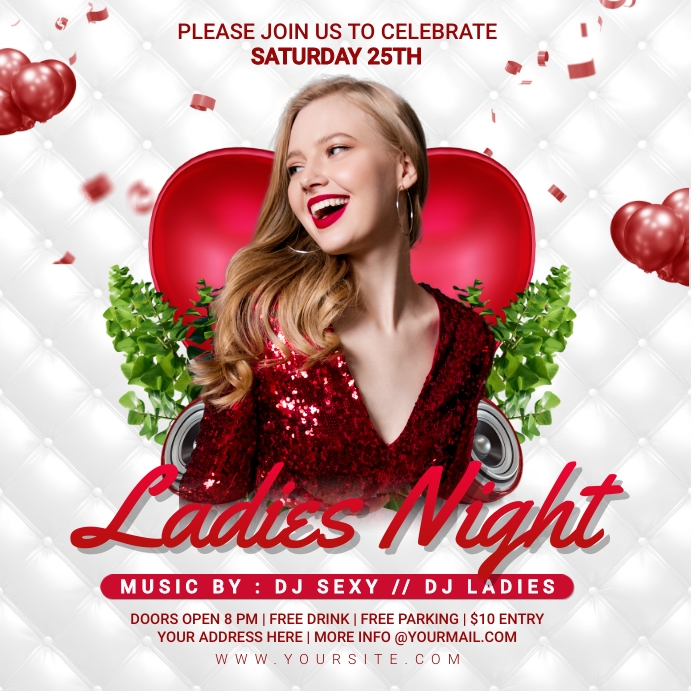Ladies Night Party Instagram Post Template | PosterMyWall
