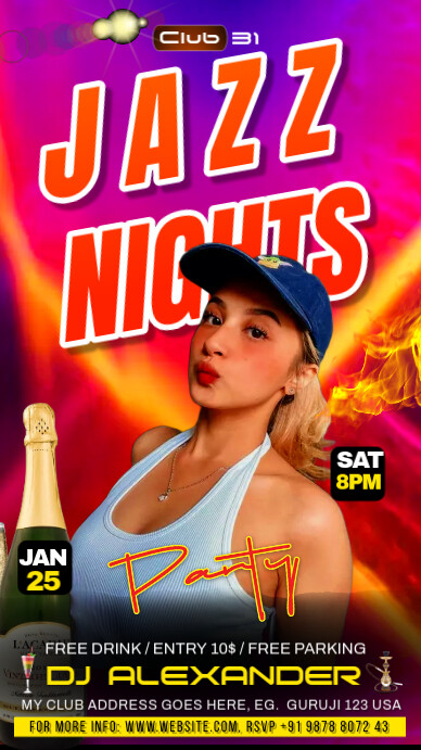 ladies night party poster Template | PosterMyWall