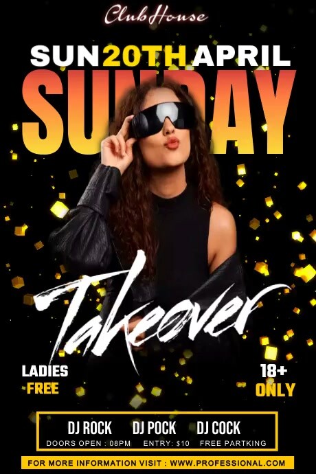Plantilla de ladies night party poster | PosterMyWall