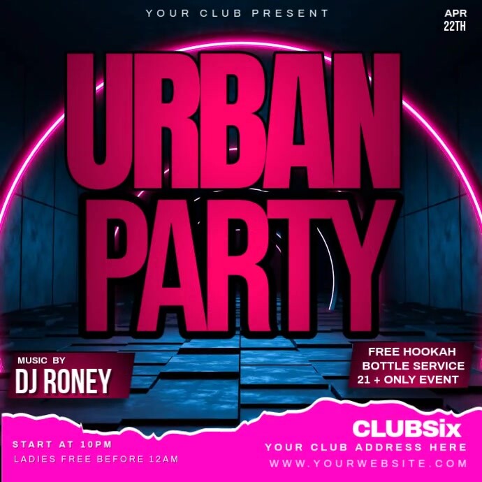ladies night party poster Template | PosterMyWall