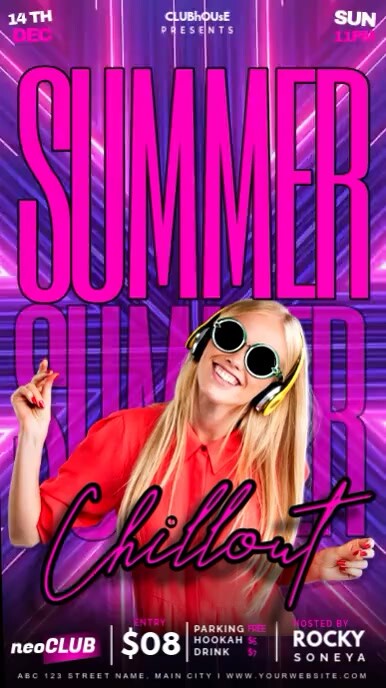 ladies night party poster Template | PosterMyWall