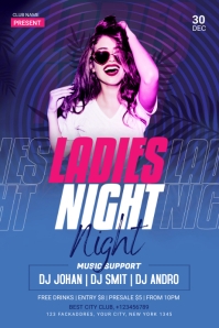 Ladies Night Poster Template | PosterMyWall