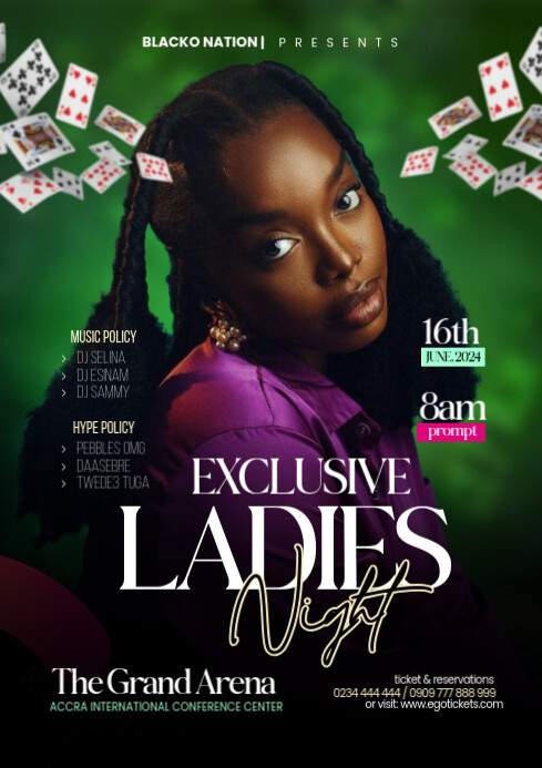 Ladies Night Party Poster Template | PosterMyWall