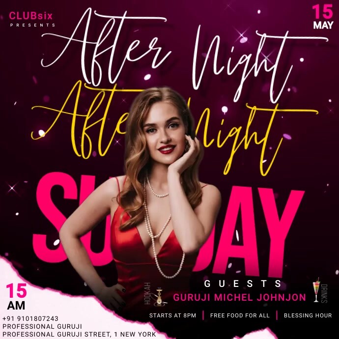 Modèle ladies night party poster | PosterMyWall