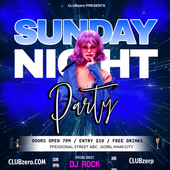 ladies night party poster Template | PosterMyWall