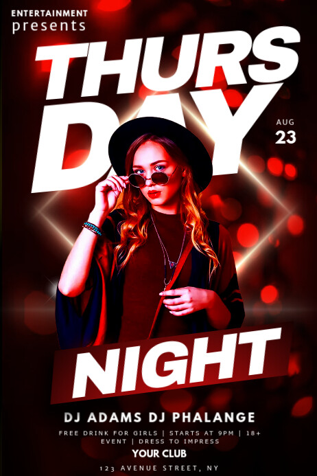 ladies night party poster Templat | PosterMyWall