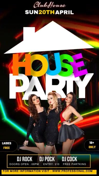 ladies night party poster Template | PosterMyWall