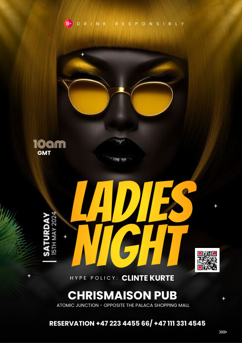 Ladies Night Party Poster Template | PosterMyWall