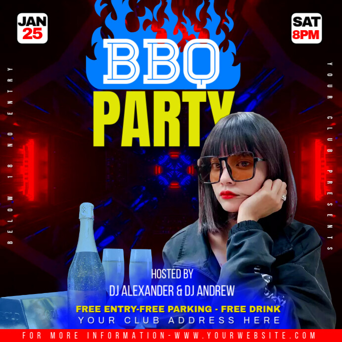 Plantilla de ladies night party poster | PosterMyWall