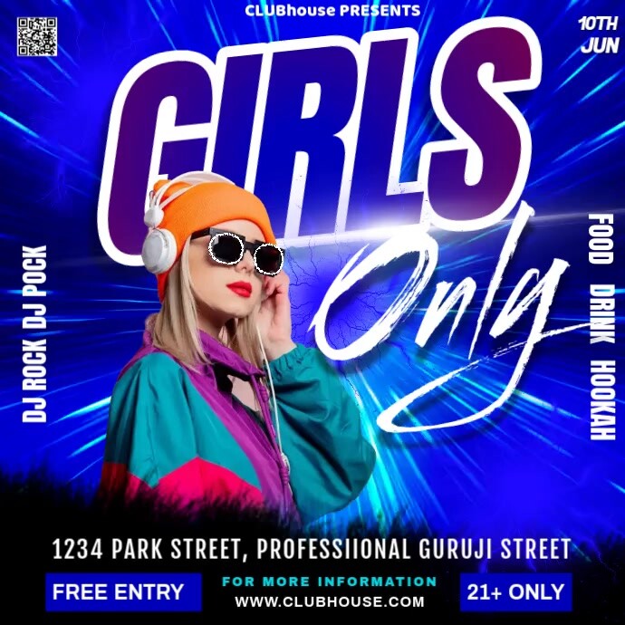 ladies night party poster Template | PosterMyWall