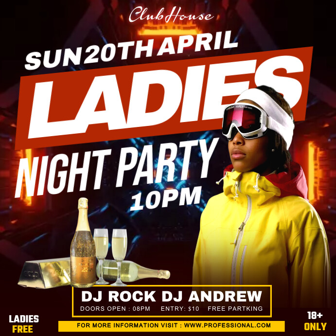 ladies night party/sexy nights Templat | PosterMyWall