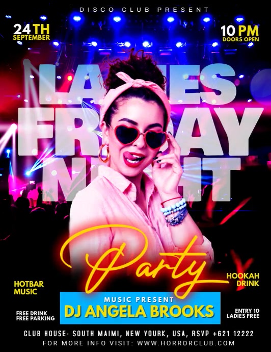 ladies Night Party Video ad Template | PosterMyWall