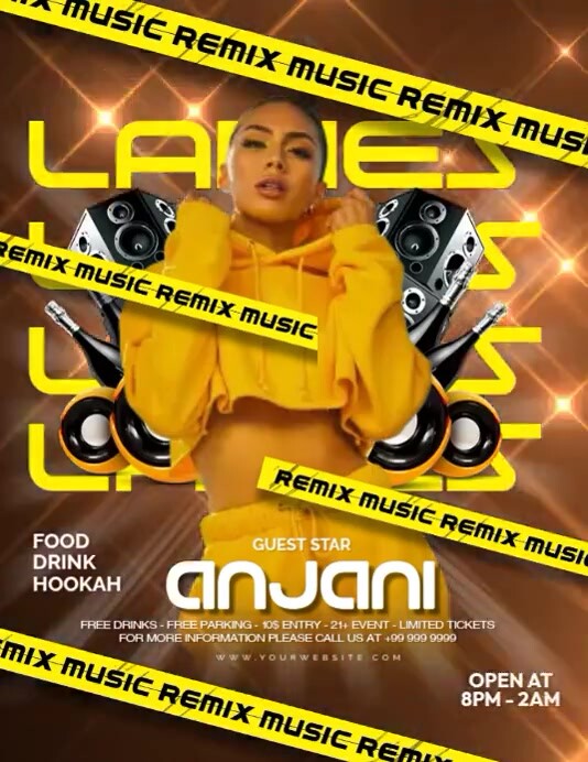 Ladies Night Party Video Ads Template | PosterMyWall