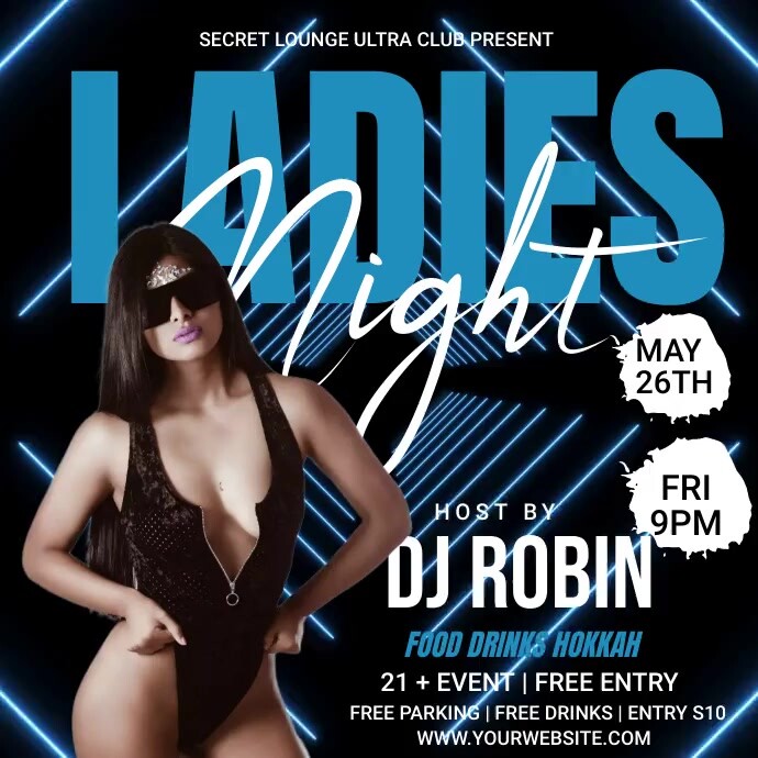 ladies night/pob night/club night Template | PosterMyWall