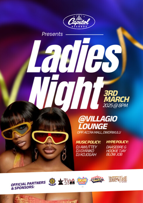 Ladies Night Poster Design Template | PosterMyWall