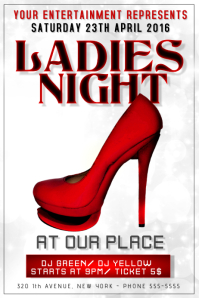 Club Red Party Flyer Template | PosterMyWall