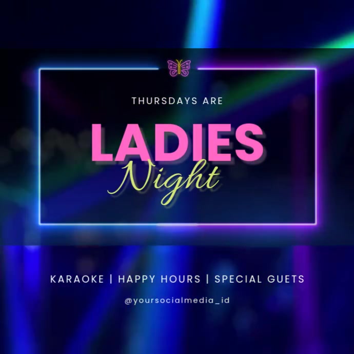 ladies night template | PosterMyWall
