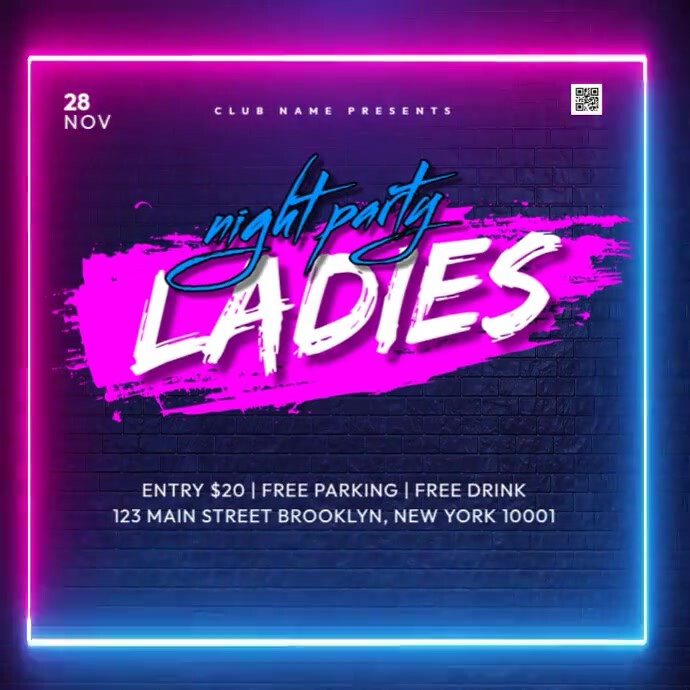 Ladies Night Template | PosterMyWall