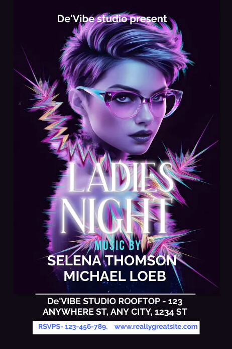 Ladies night template | PosterMyWall