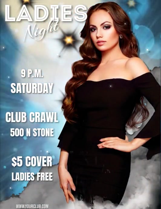 LADIES NIGHT VIDEO (Version 2) Template | PosterMyWall