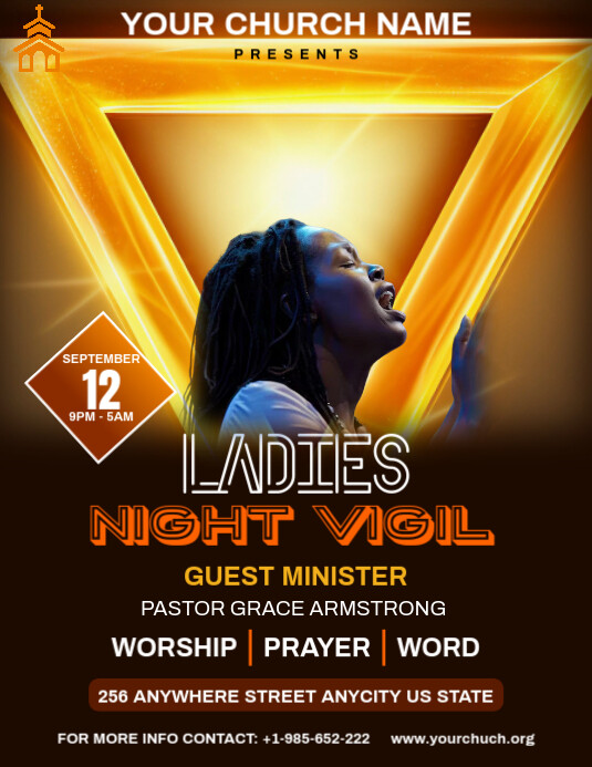 Copy of Ladies Night Vigil Ad Flyer | PosterMyWall