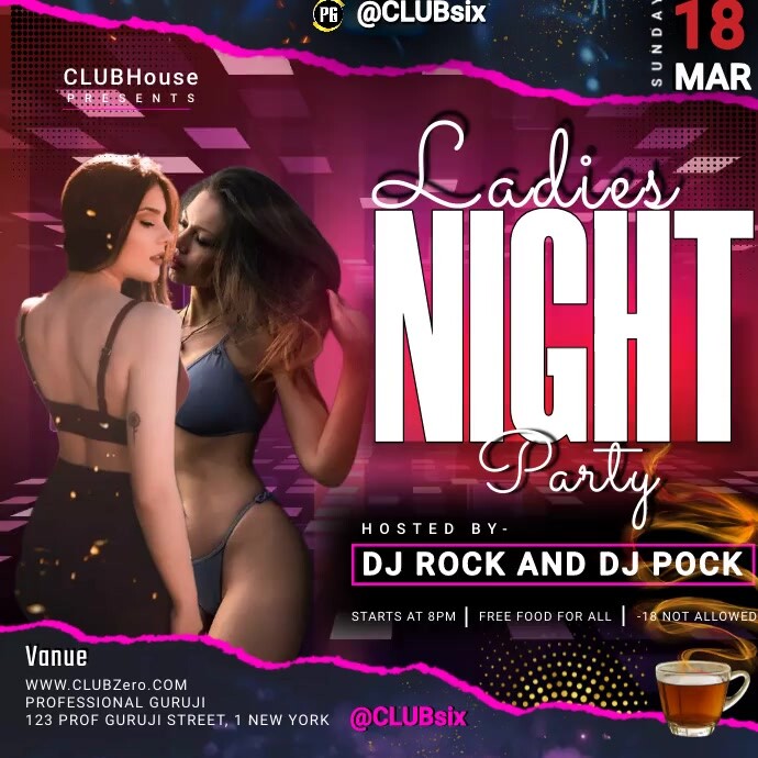 ladies nights party Template | PosterMyWall