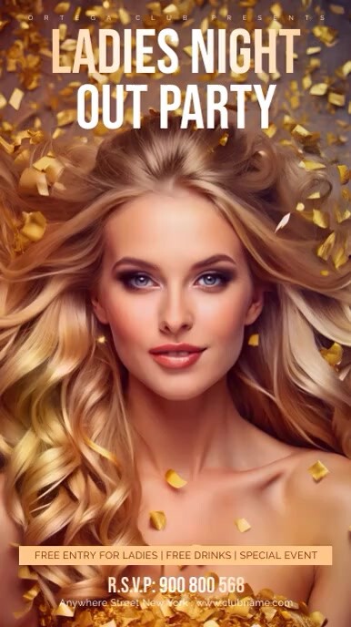 Modèle Ladies Out Night Party Instagram Story | PosterMyWall