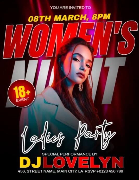 Ladies Party Ads Template | PosterMyWall