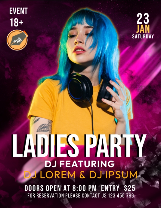 Ladies Party Ads Templat | PosterMyWall