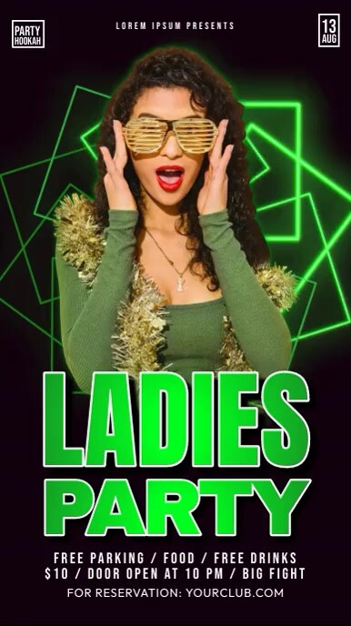 Ladies Party Ads Templat | PosterMyWall