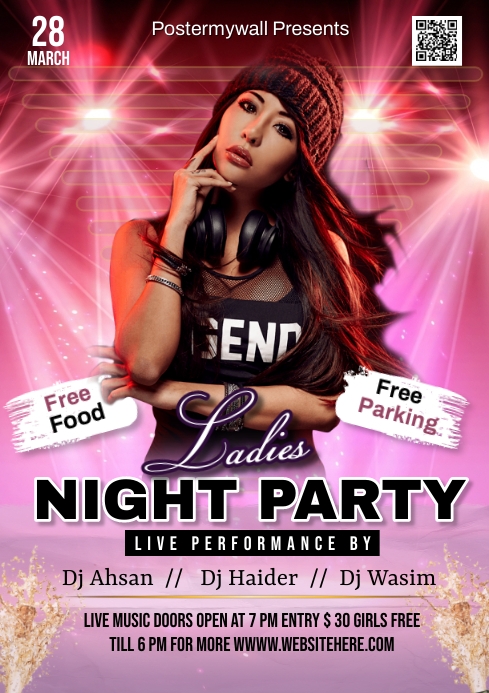 Ladies Party Template | PosterMyWall