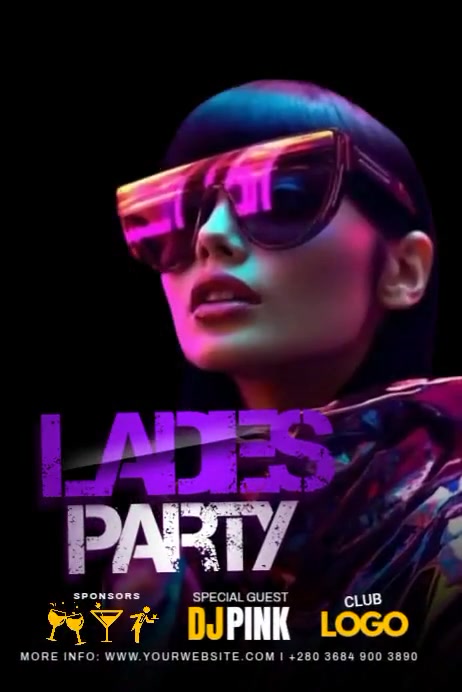 Ladies Party Flyer Template | PosterMyWall