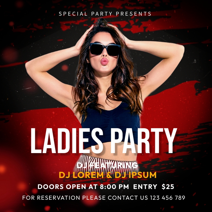 Ladies Party Template | PosterMyWall