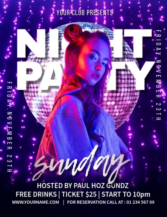 Ladies Party Video Ads Template | PosterMyWall