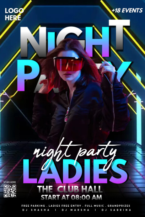 Ladies Party Video Template | PosterMyWall