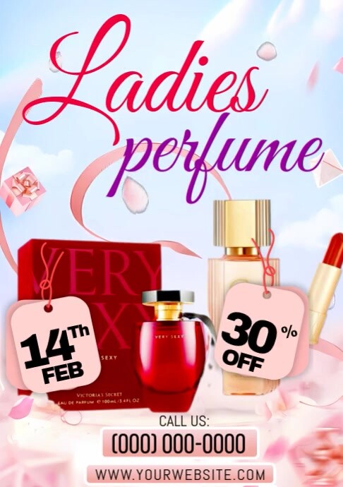 Ladies Perfume Flyer Template | PosterMyWall