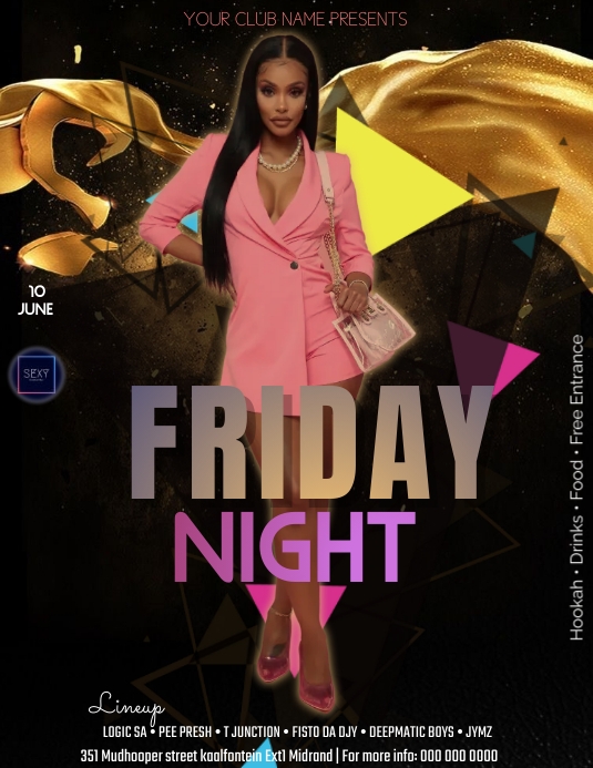 Ladies poster H Template | PosterMyWall