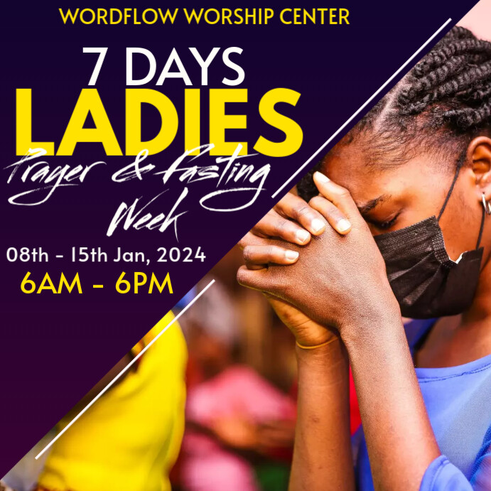 Copy of Ladies prayer week | PosterMyWall