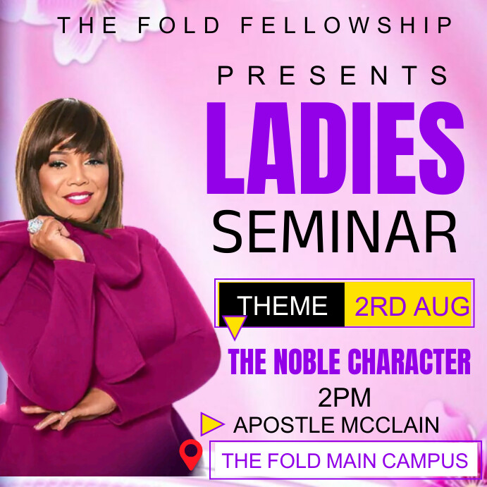 Ladies Seminar Instagram Post Template | PosterMyWall