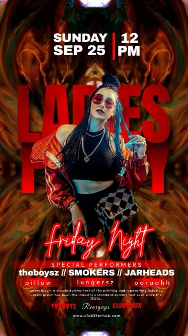 Copy of Ladies Street Party | PosterMyWall