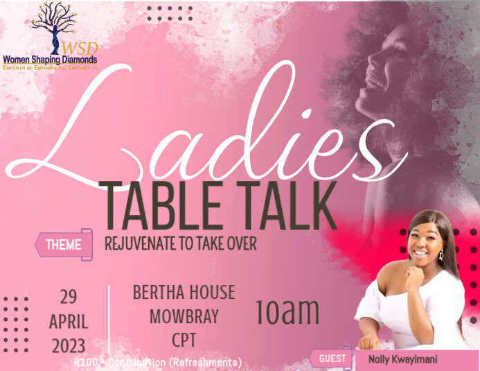Ladies Table Talk Template | PosterMyWall