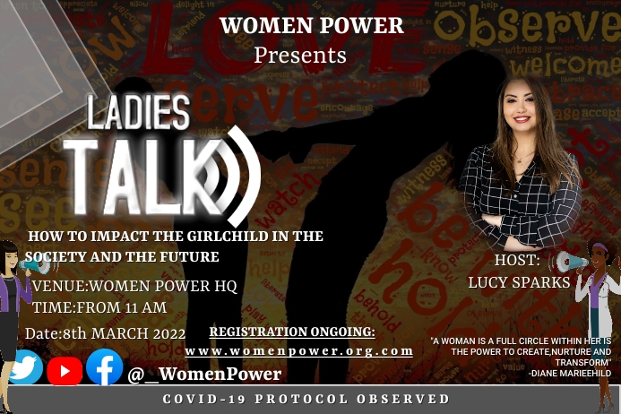 Ladies Talk Template | PosterMyWall