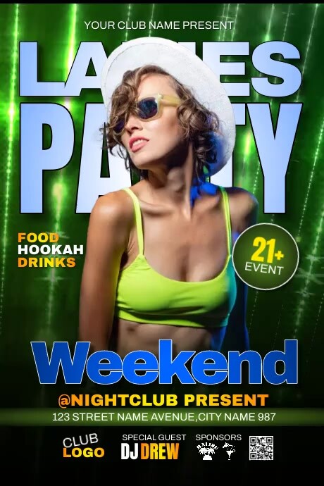 Copy of Ladies Weekend Party | PosterMyWall