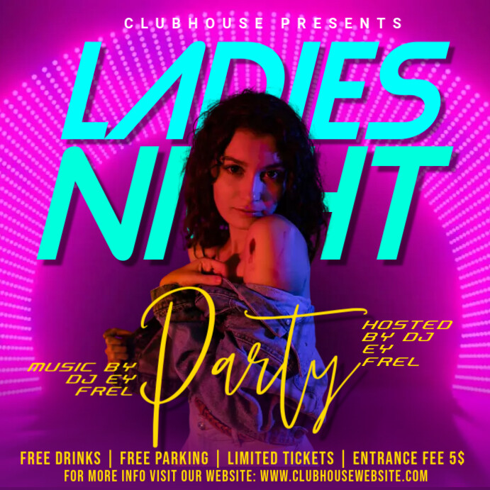 ladiesnight.a Template | PosterMyWall