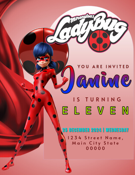 Ladybug Birthday Flyer (us Letter) Ithempulethi | PosterMyWall