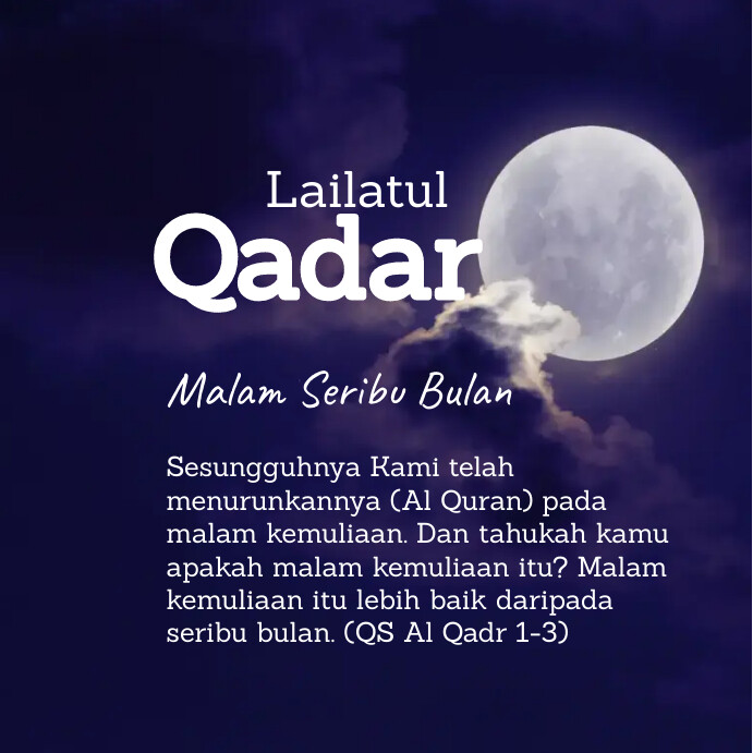 laila tul qadar card Template | PosterMyWall