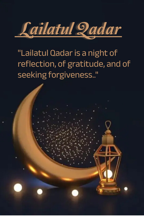 Lailatul Qadar Template | PosterMyWall