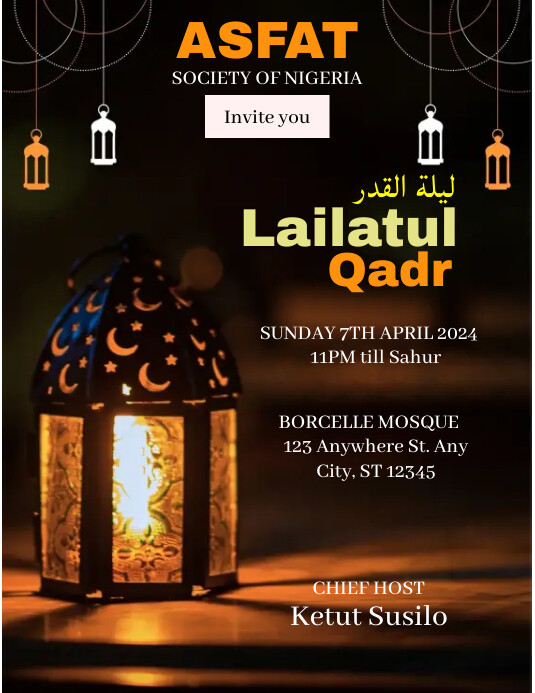 Lailatul Qadr Template | PosterMyWall